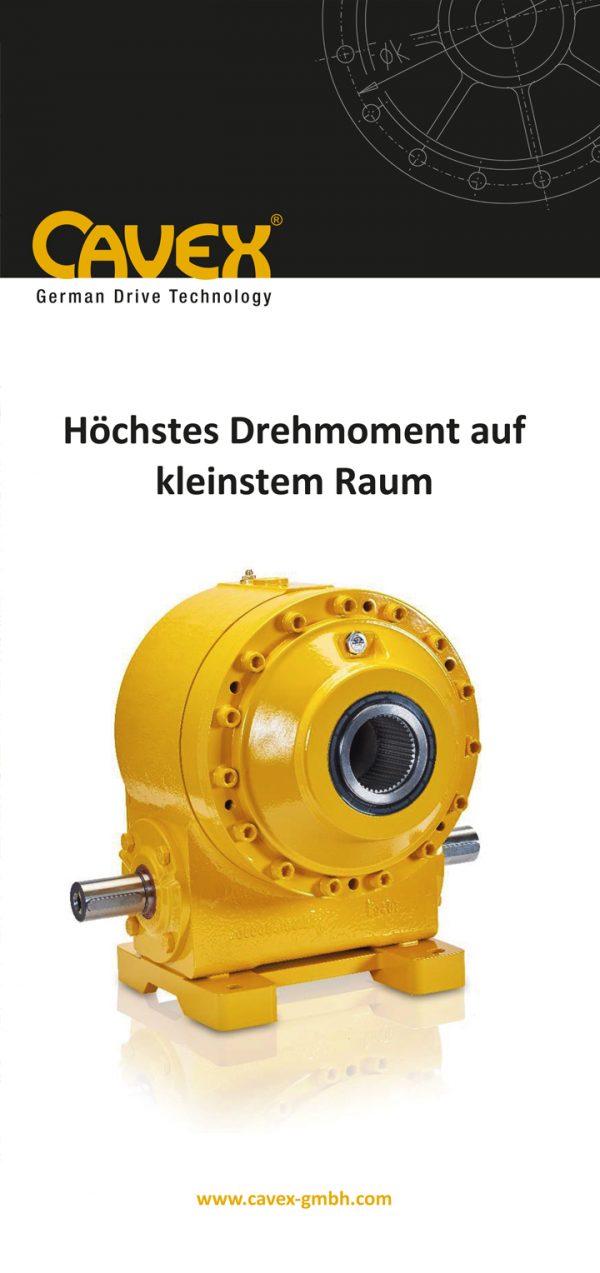 CAVEX planetary - CAVEX Antriebslösungen