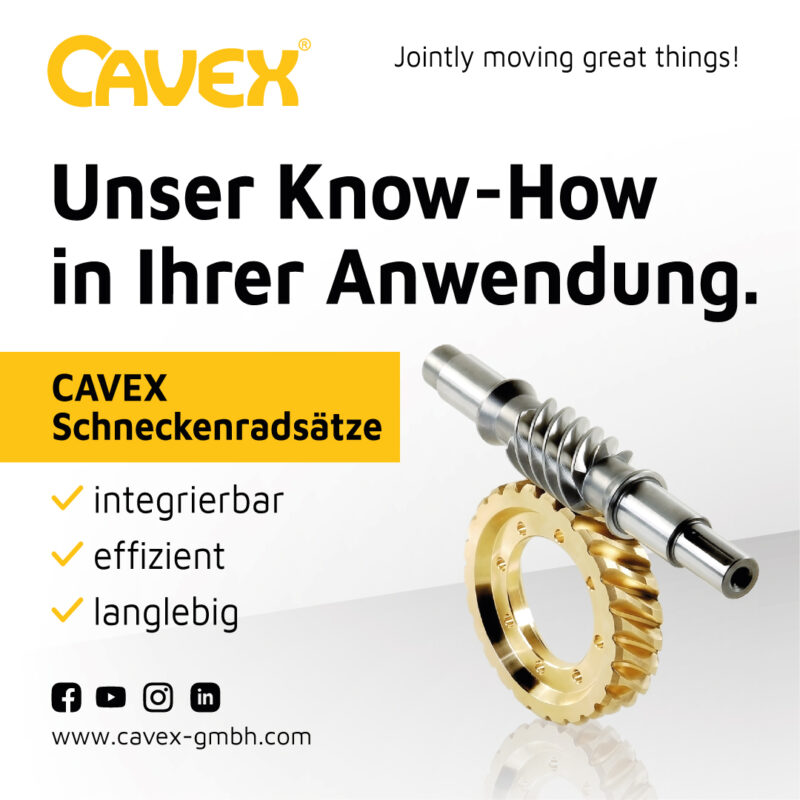 CAVEX Schneckenradsätze – Unser Know-how in Ihrer Anwendung. - CAVEX ...